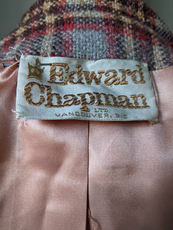 Vintage 1960s 1970s Edward Chapman Tartan Blazer Jack… - Gem