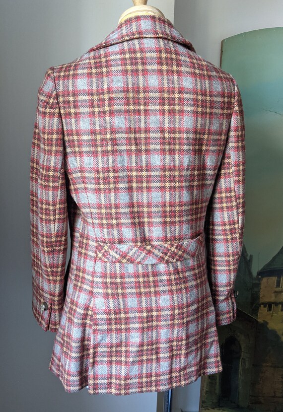 Vintage 1960s 1970s Edward Chapman Tartan Blazer Jack… - Gem