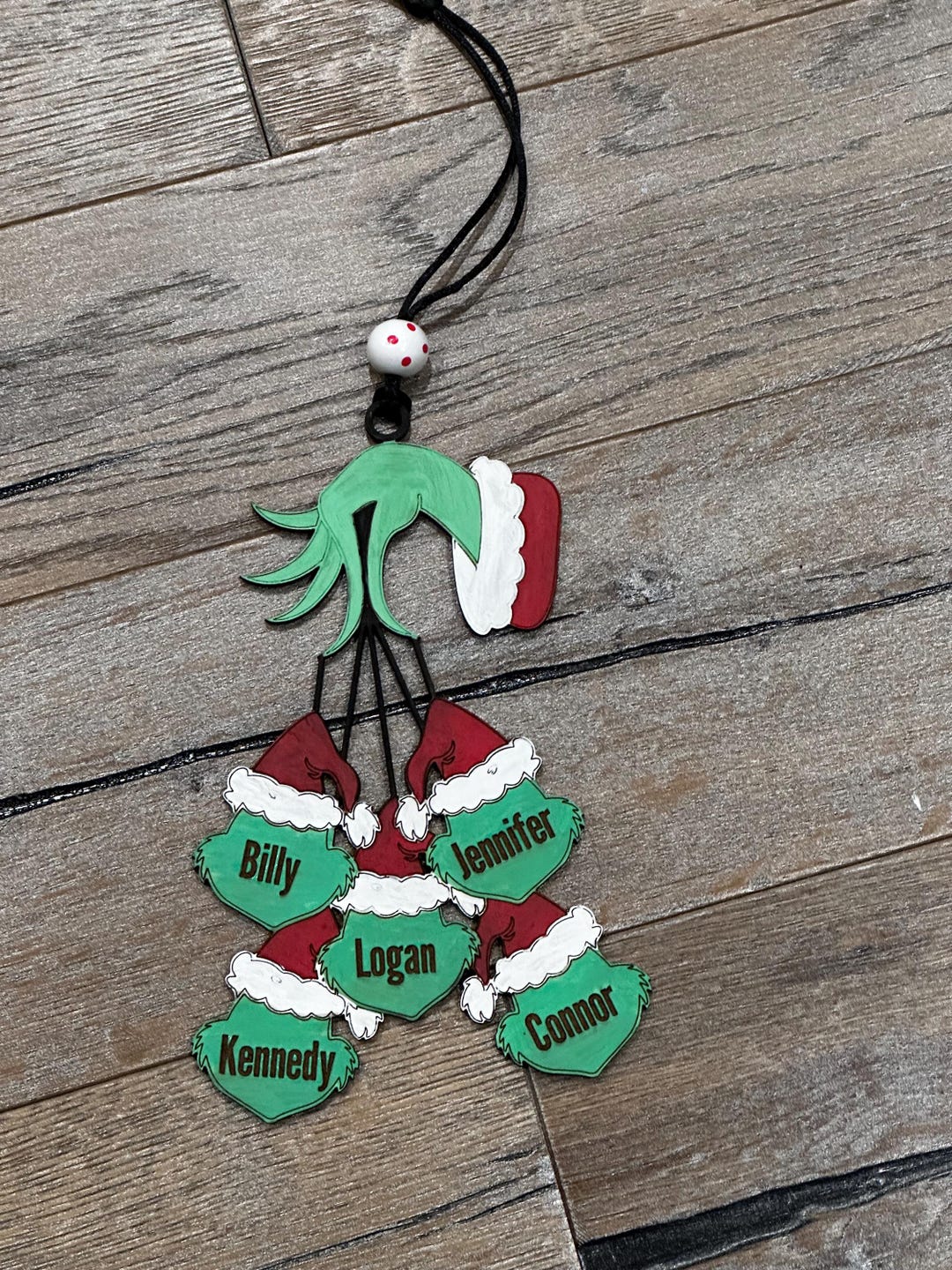 Grinch Ornament Laser Cut Design Ornament - Etsy
