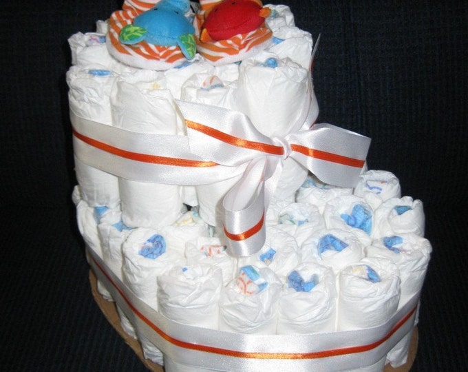 BABY BOOTIE DIAPER CAKE - Etsy