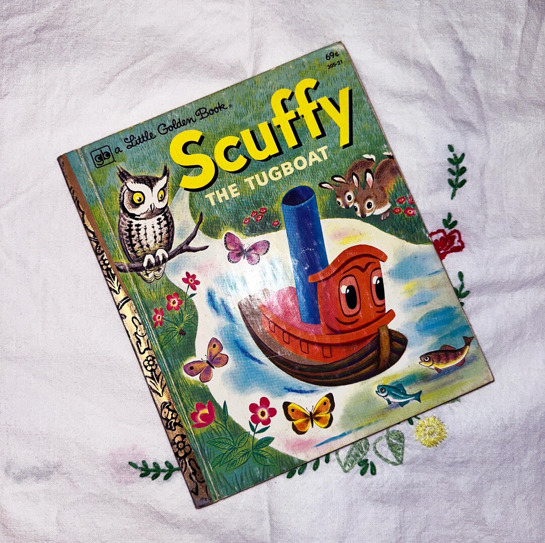 Little Golden Book Scuffy Altered Book for Junk Journaling and ...
