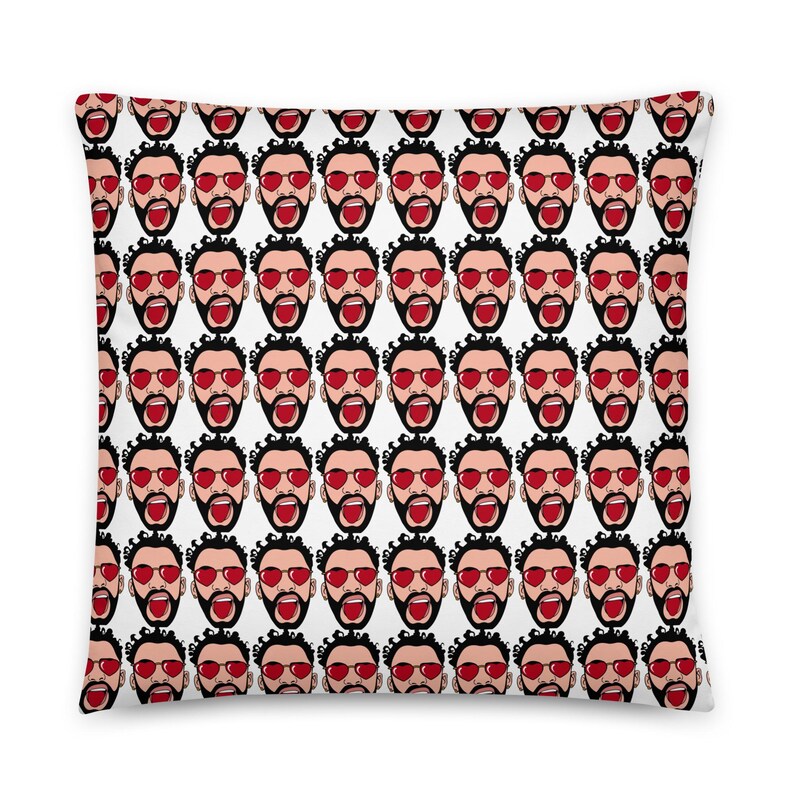 Bad Bunny Singer Pillow Three Sizes Valentine's Day Gift Official Bad ...