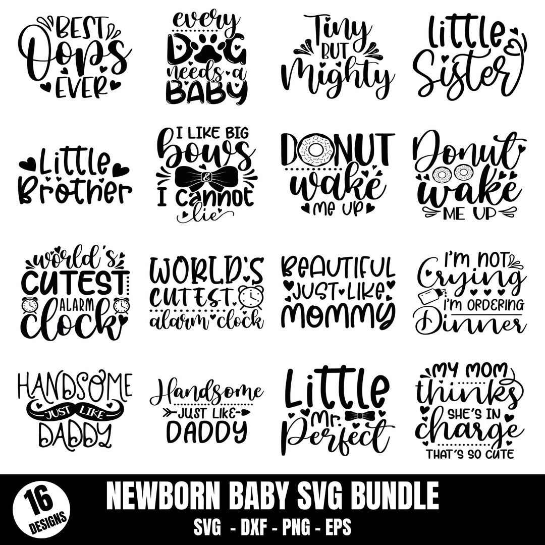 Baby Svg, Newborn Svg, Baby Shower Svg, Baby Onesie Svg, Cricut Baby ...