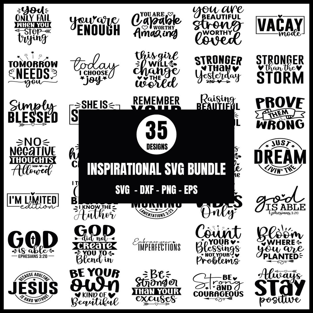 Inspirational Svg, Motivational Svg, Inspirational Quote Svg, Positive ...
