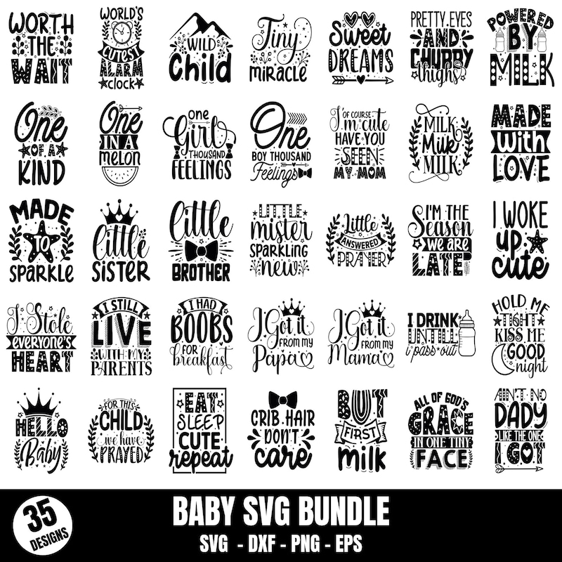 Baby Onesies Svg - Etsy