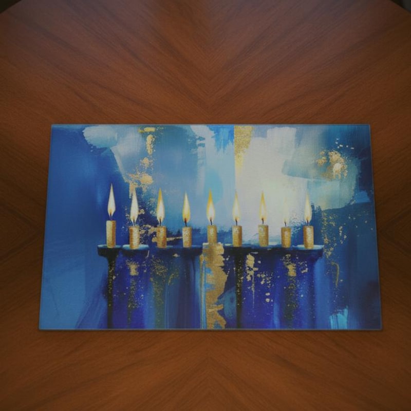 Hanukah Candle Drip Tray - Etsy