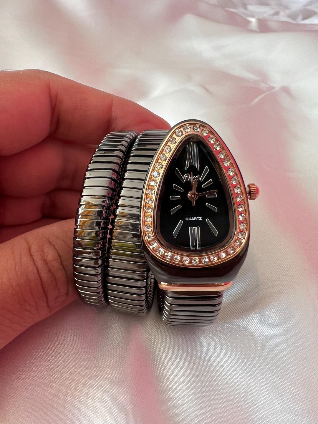 Serpenti Snake Watch, Vintage Wrap Around Watch for Women, Tear Drop ...