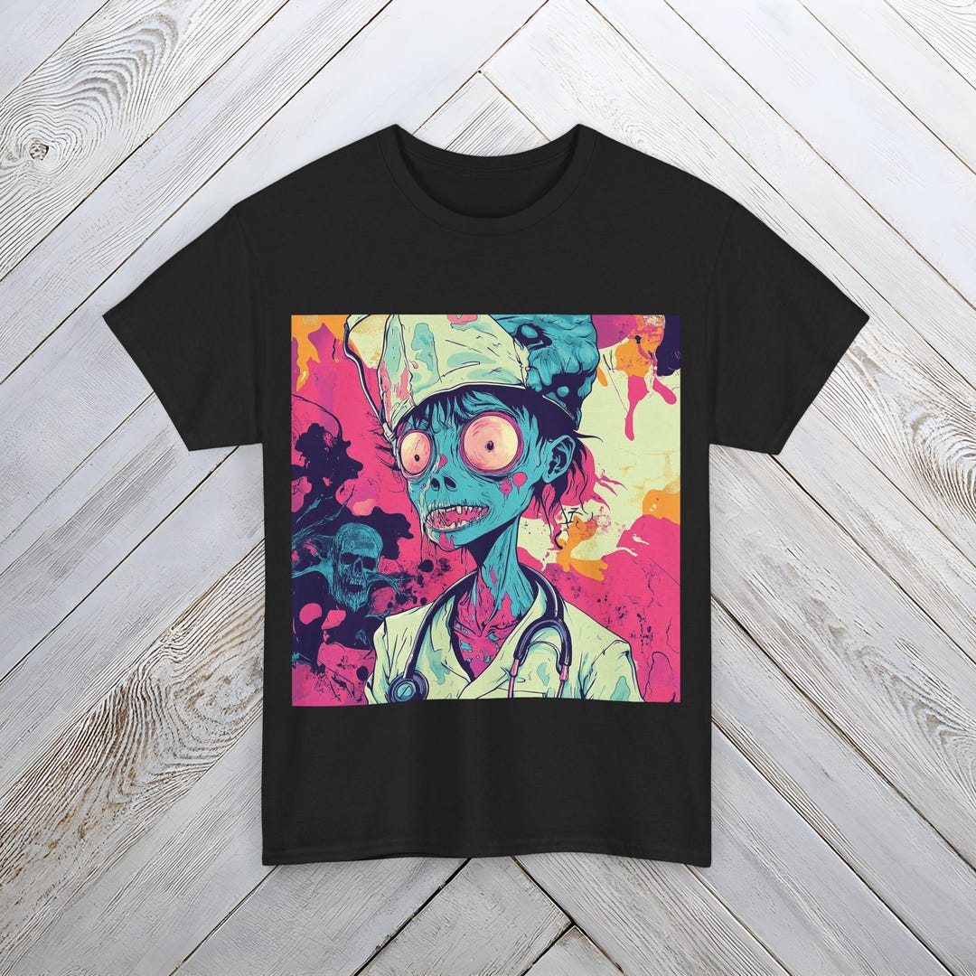 Monster Nurse Shirt, Comic Book Design, Unisex 2XL, 3XL, 4XL, 5XL - Etsy