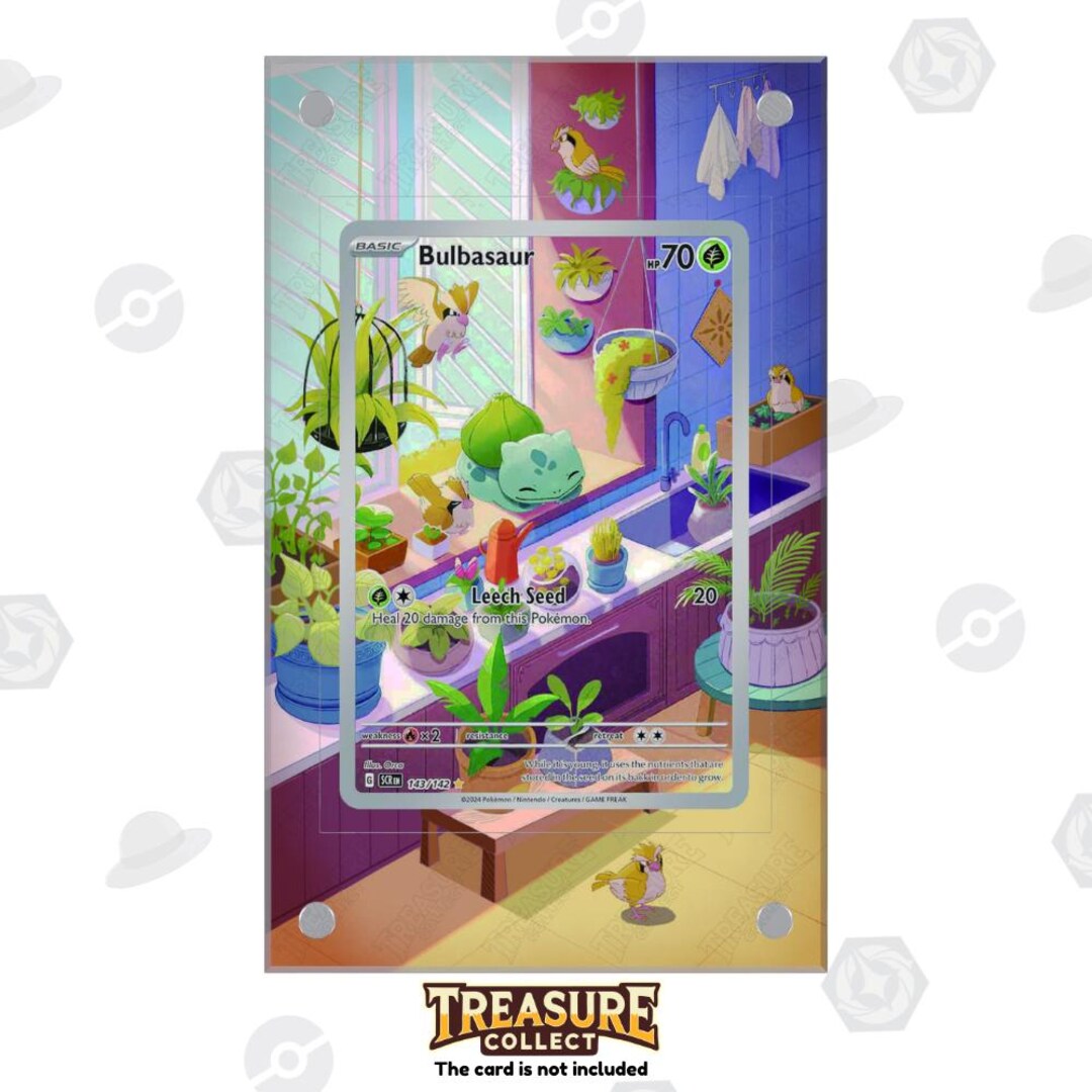 Bulbasaur 143/142 - Pokémon Extended Artwork Display Case - Etsy