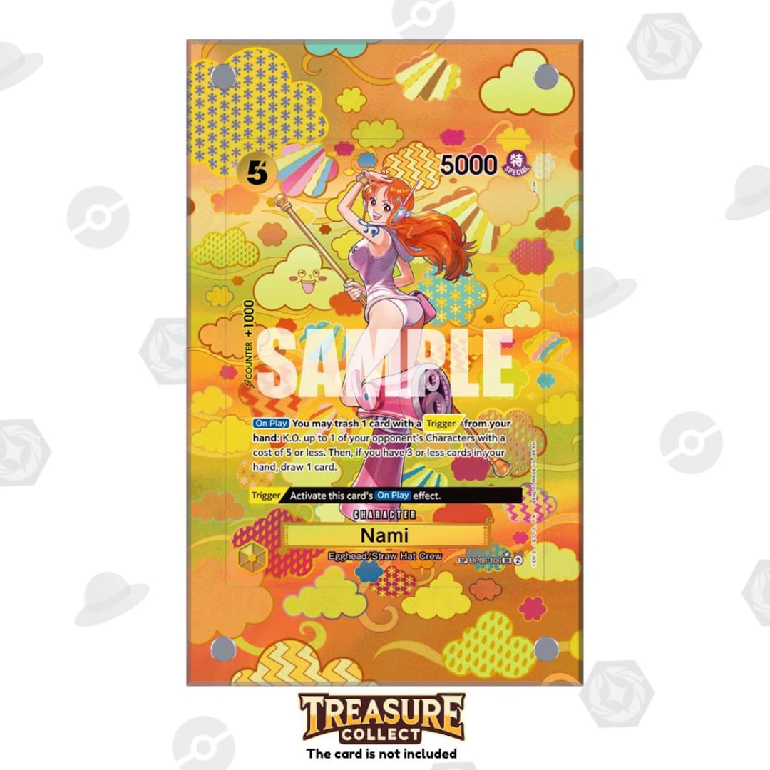 Nami OP08-106 - One Piece Extended Artwork Display Case - Etsy