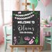 Editable Wicked Welcome Sign | Magical Witch Custom Sign | Wicked Party ...