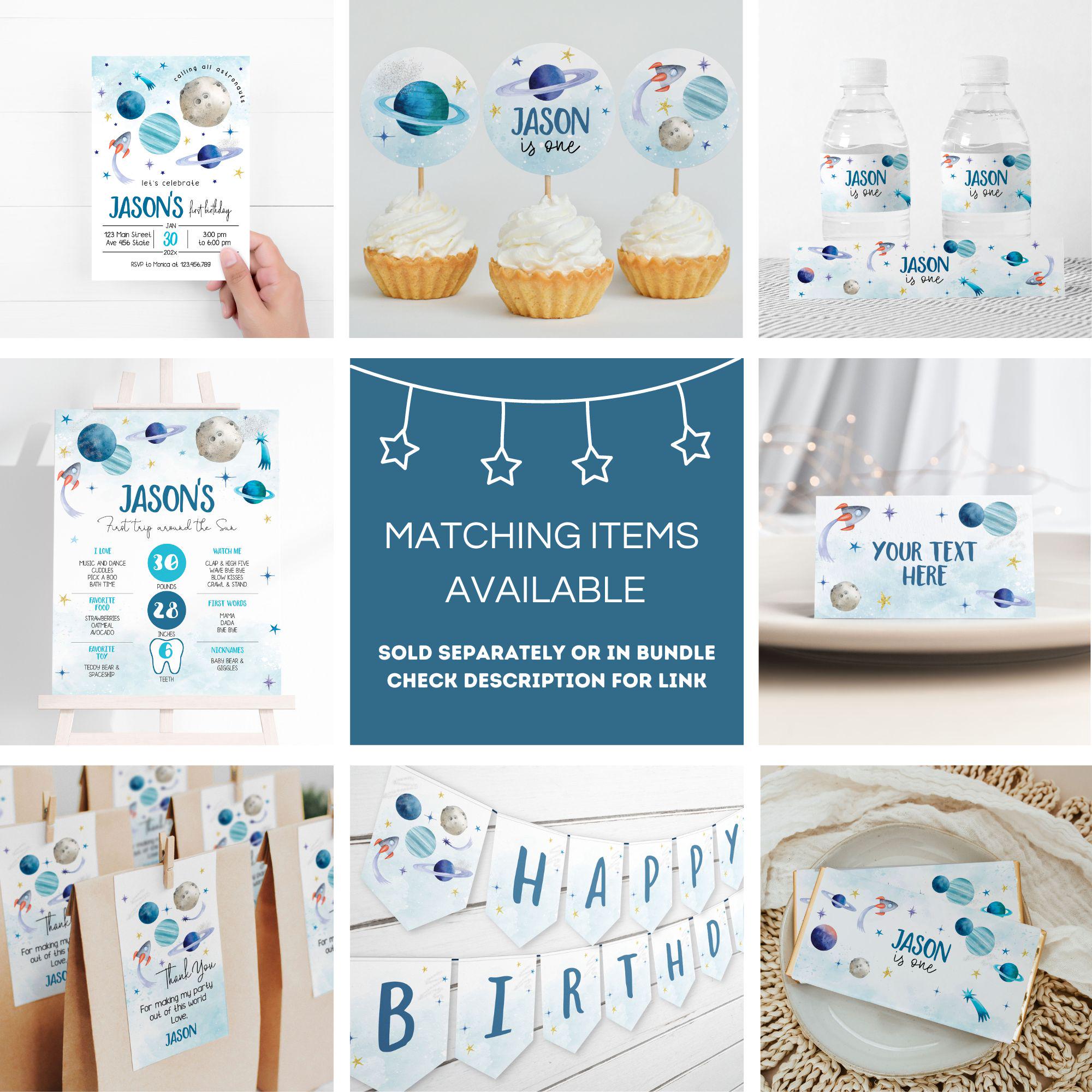 Editable Outer Space Food Labels, Space Tent Cards, Place Cards for ...