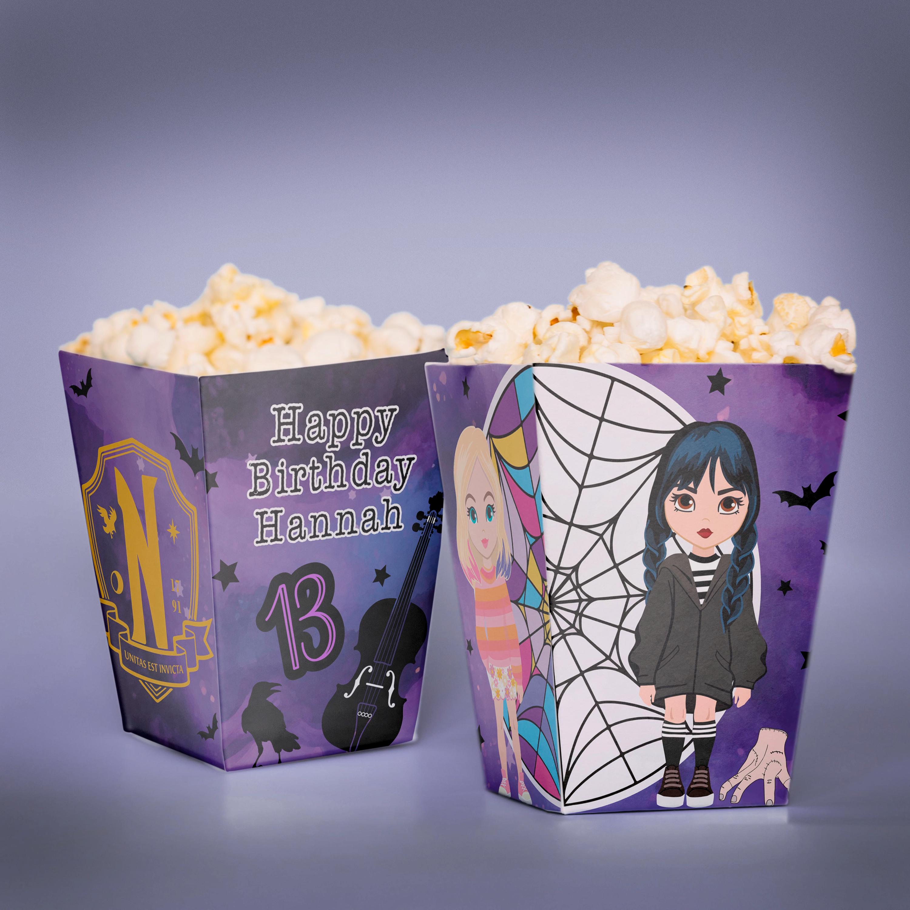 Editable Wednesday Addams Birthday Bundle Printable Party Decor ...