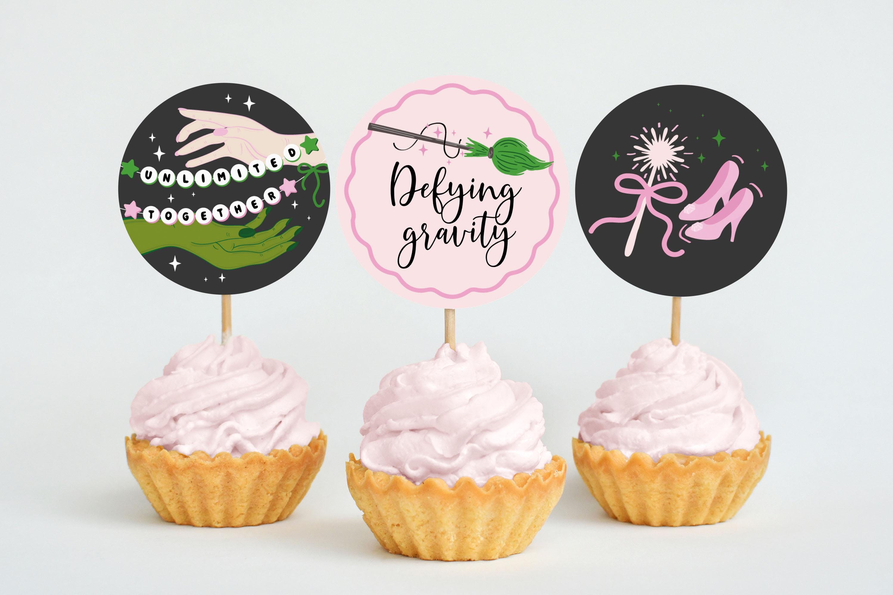 Wicked Cupcake Toppers | Halloween Birthday Party Decorations, Spooky ...