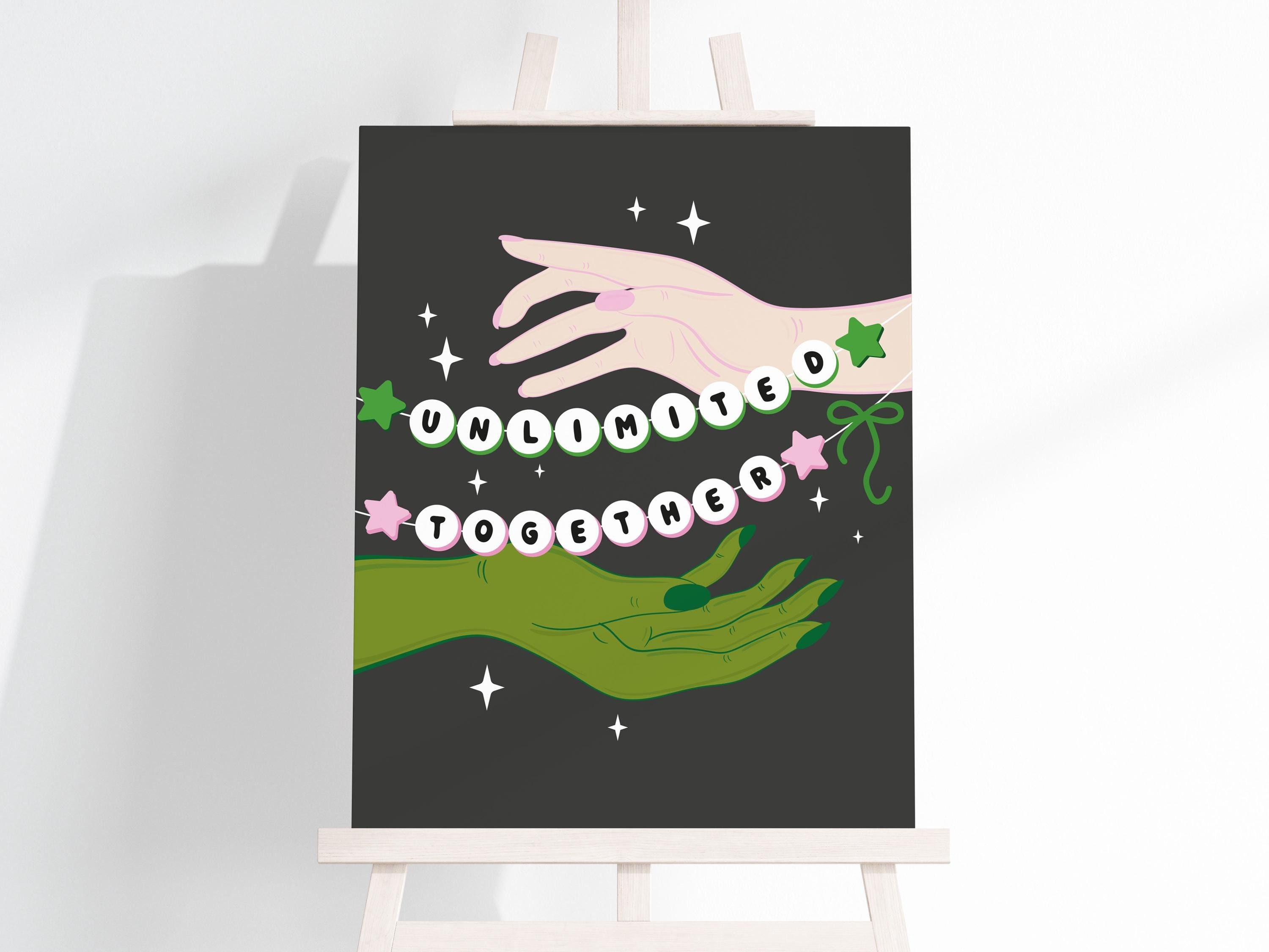 Wicked-inspired Sign, Printable Wall Art, Wicked Party Theme, Wizard of ...