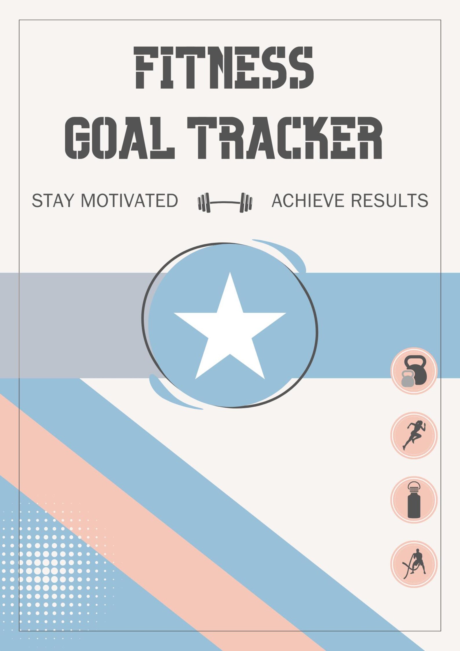 Fitness Goal Tracker PDF | Printable Fitness Journal | Goal Setting and ...