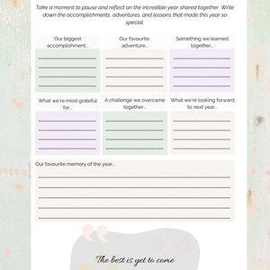 Couples Planner PDF | Relationship Goals & Bucket List Journal ...
