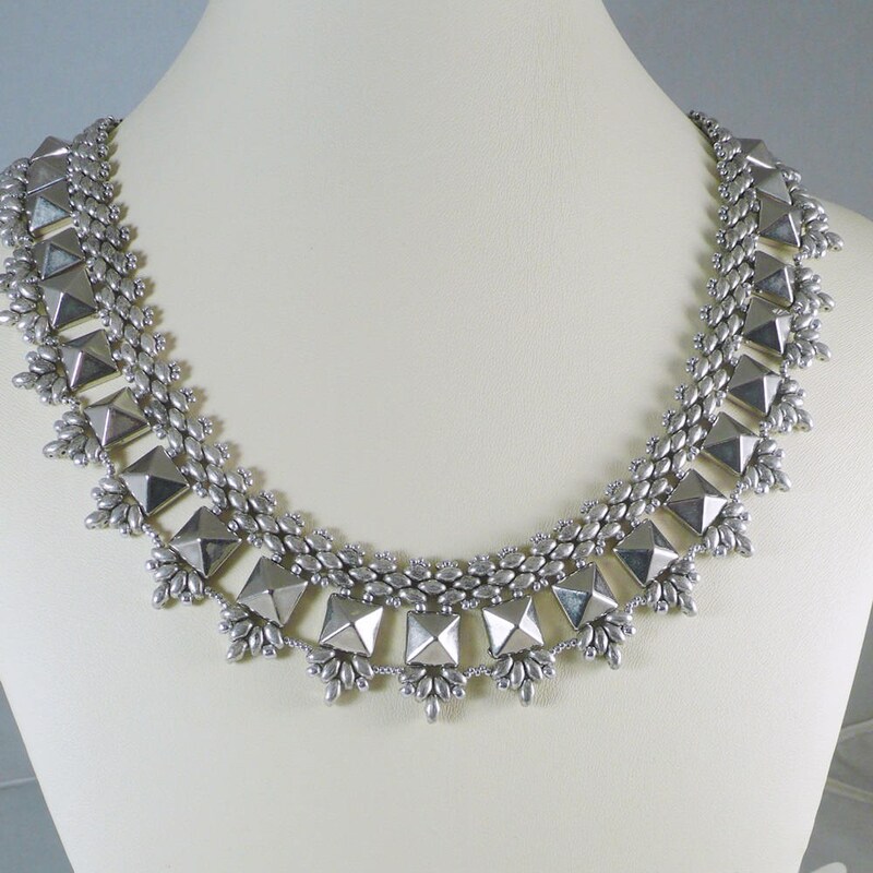 Super Duo Bead Necklace - Etsy