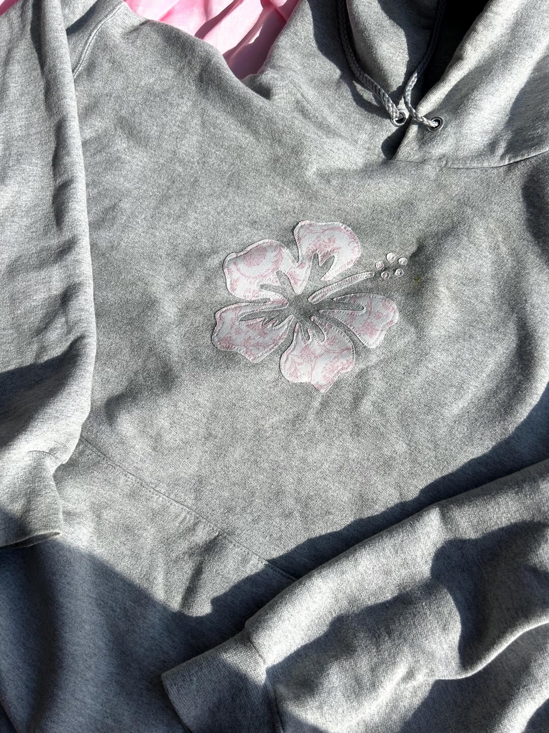 Beachy Hibiscus Patchwork Sweatshirt ! - Etsy