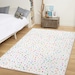 Colorful Sprinkle Kids Rug – Soft Playroom Carpet for Nursery, Baby ...