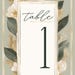 Editable Wedding Table Numbers Template Elegant 5x7 Canva Design ...