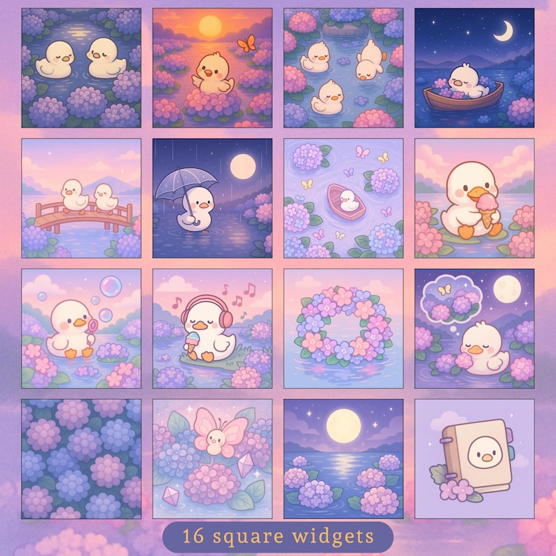 Kawaii Duck Phone Theme Pastel App Icon Mobile Wallpapers Ios and ...