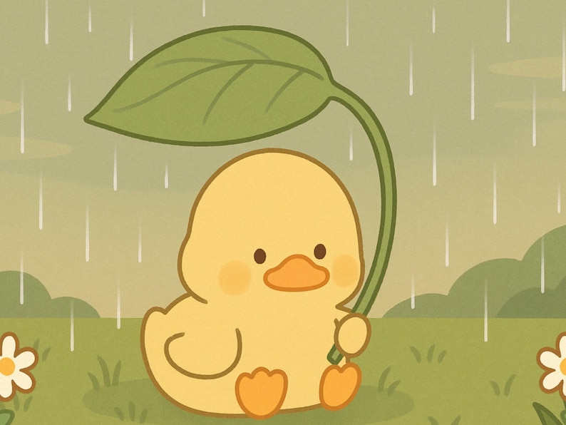 Cute Duck Kawaii Icons Desktop Wallpaper and Folder Icons Desktop ...