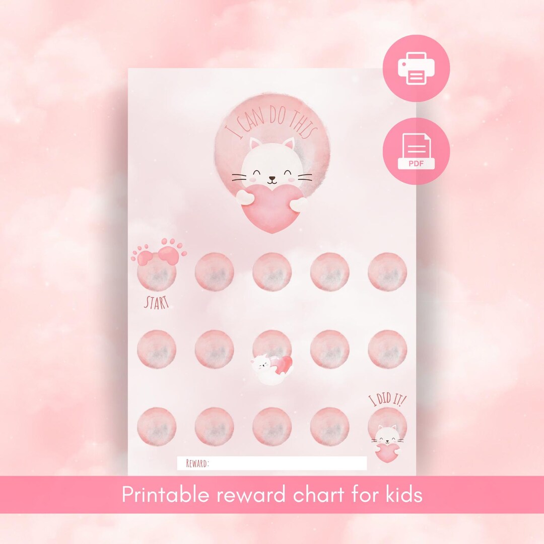Printable Reward Chart for Kids | PDF | Kids Motivation | Rewards ...