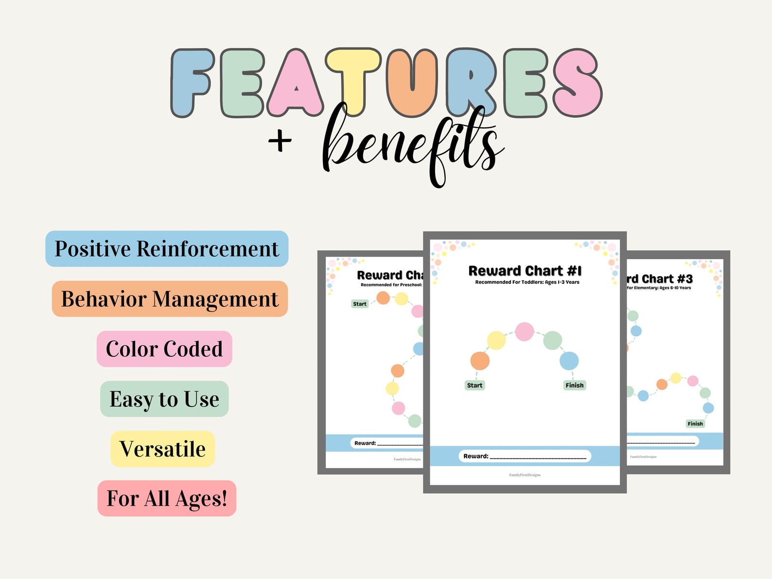 Printable Reward Chart Bundle Homeschool Behavior Management Chart ...