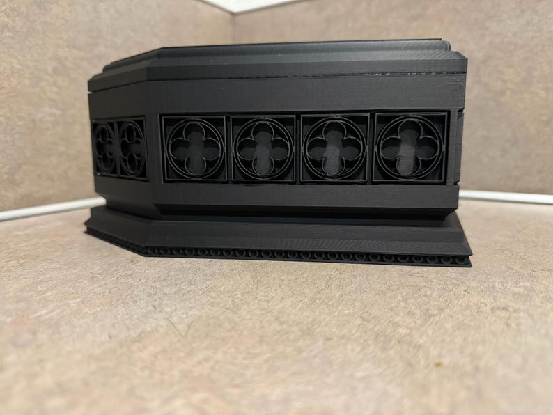 Gothic Coffin Box L Unique Black Gothic Coffin Jewelry Box, Vampire ...