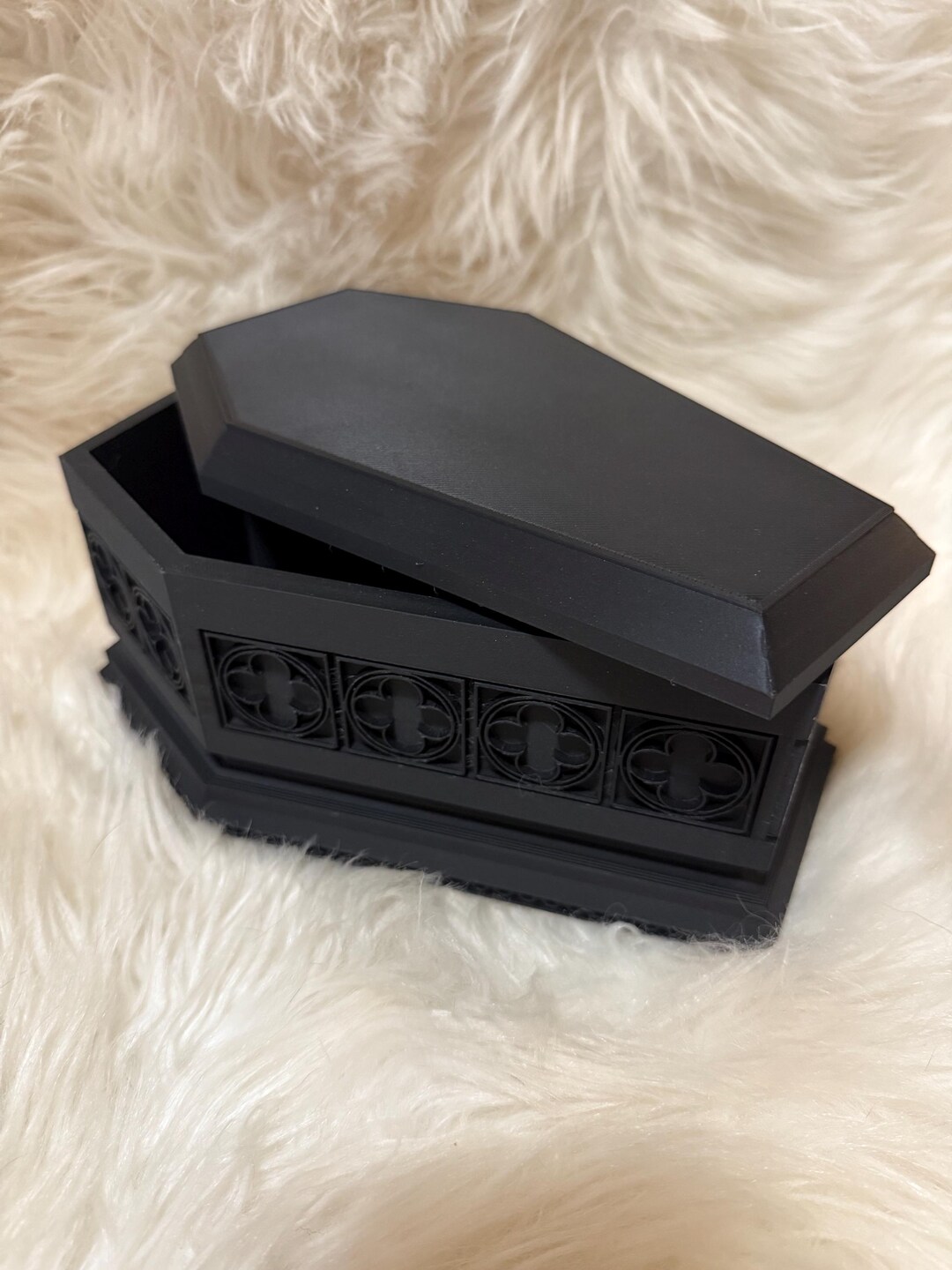 Gothic Coffin Box L Unique Black Gothic Coffin Jewelry Box, Vampire ...