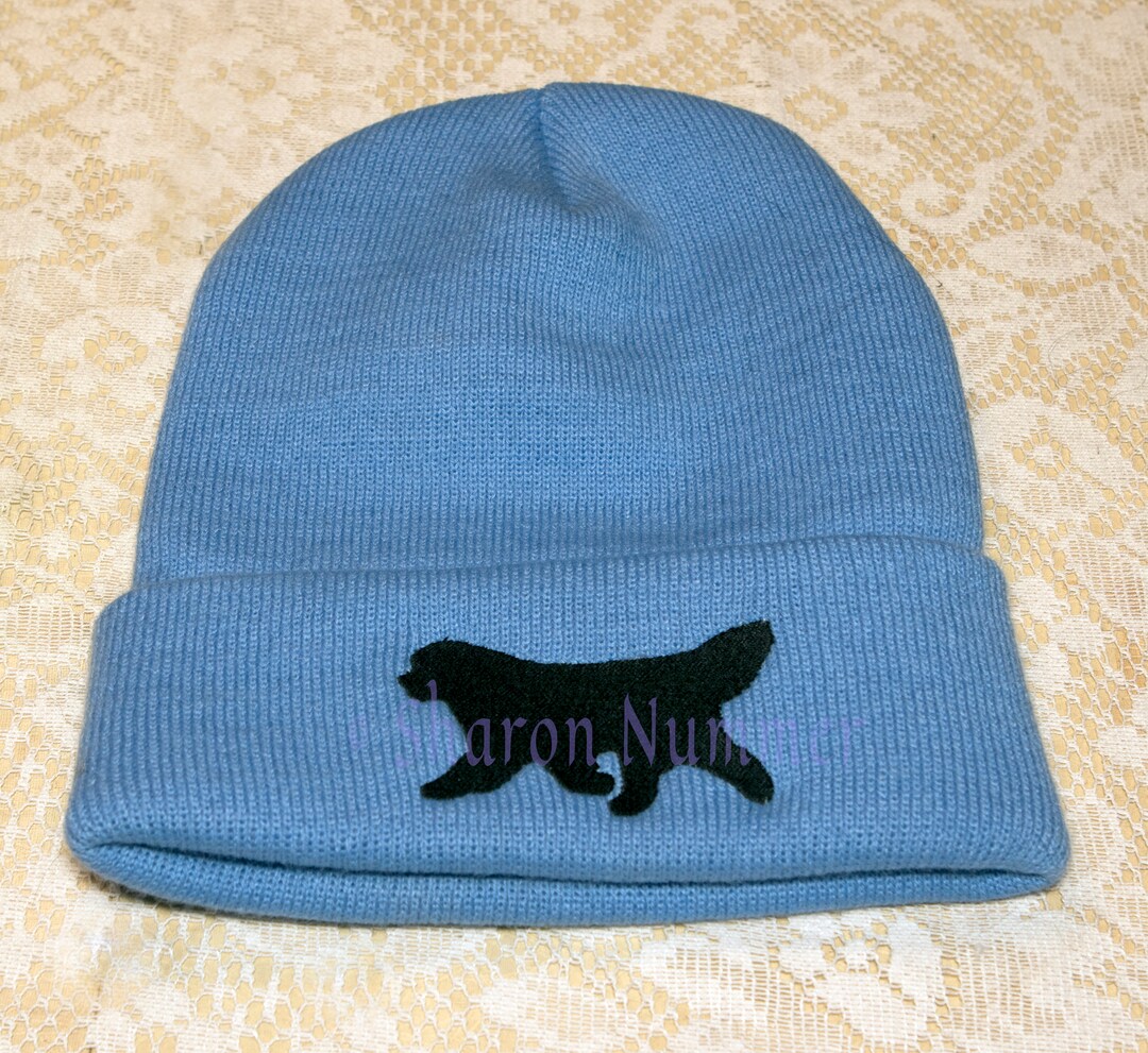 Original Newfoundland Dog Embroidered Knit Hat-winter Hat - Etsy