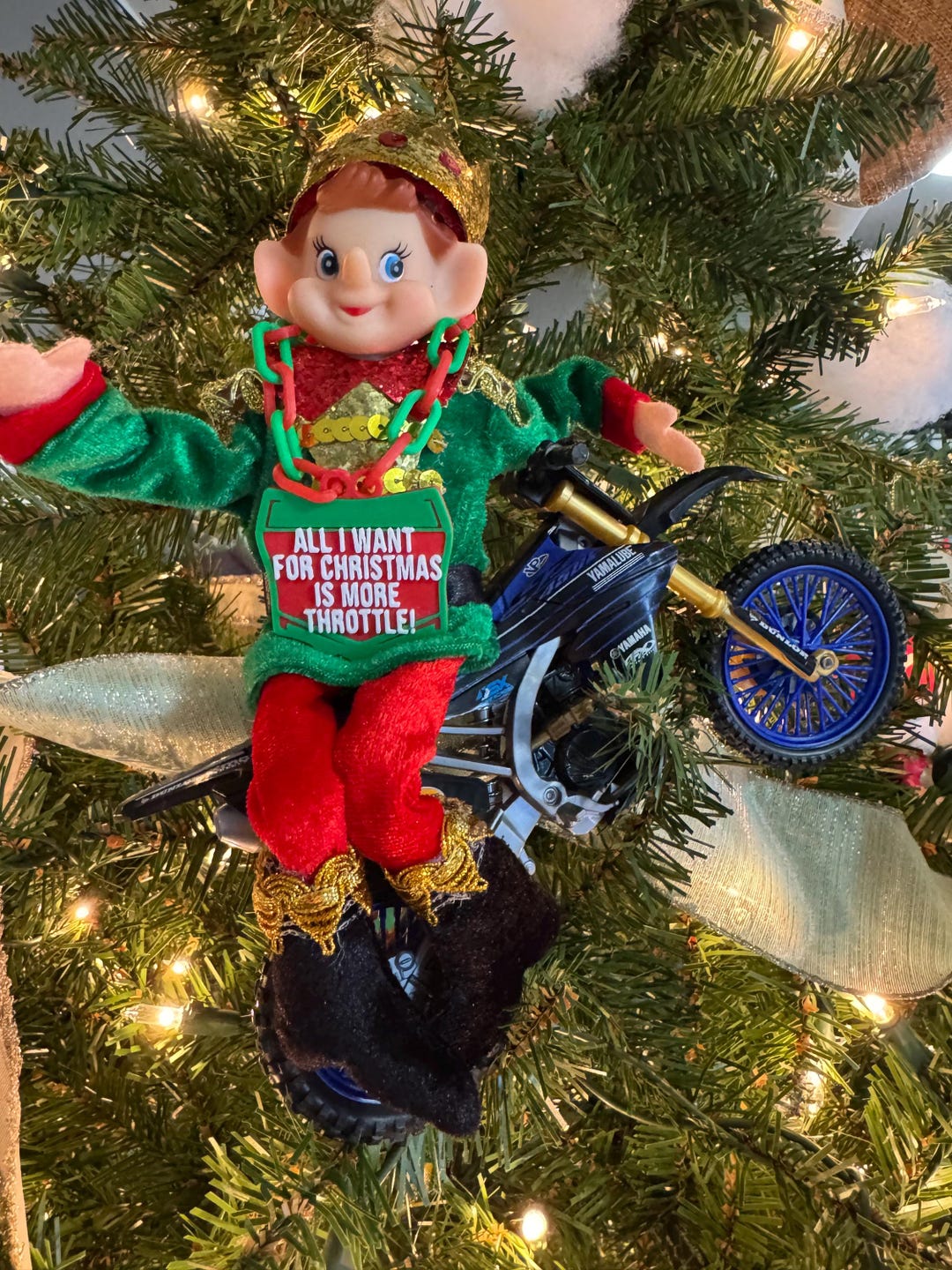 Elf Dirtbike Sport/hype Chain Necklace, Elf Quad Necklace, Kids Trends ...