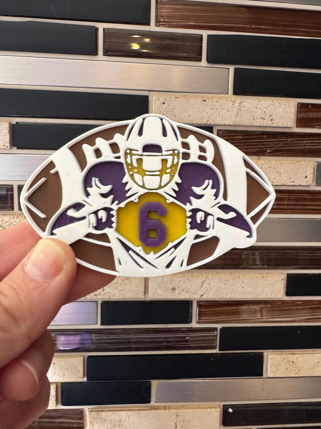 Football Magnet, Custom Football Magnet, Football, Football Player ...