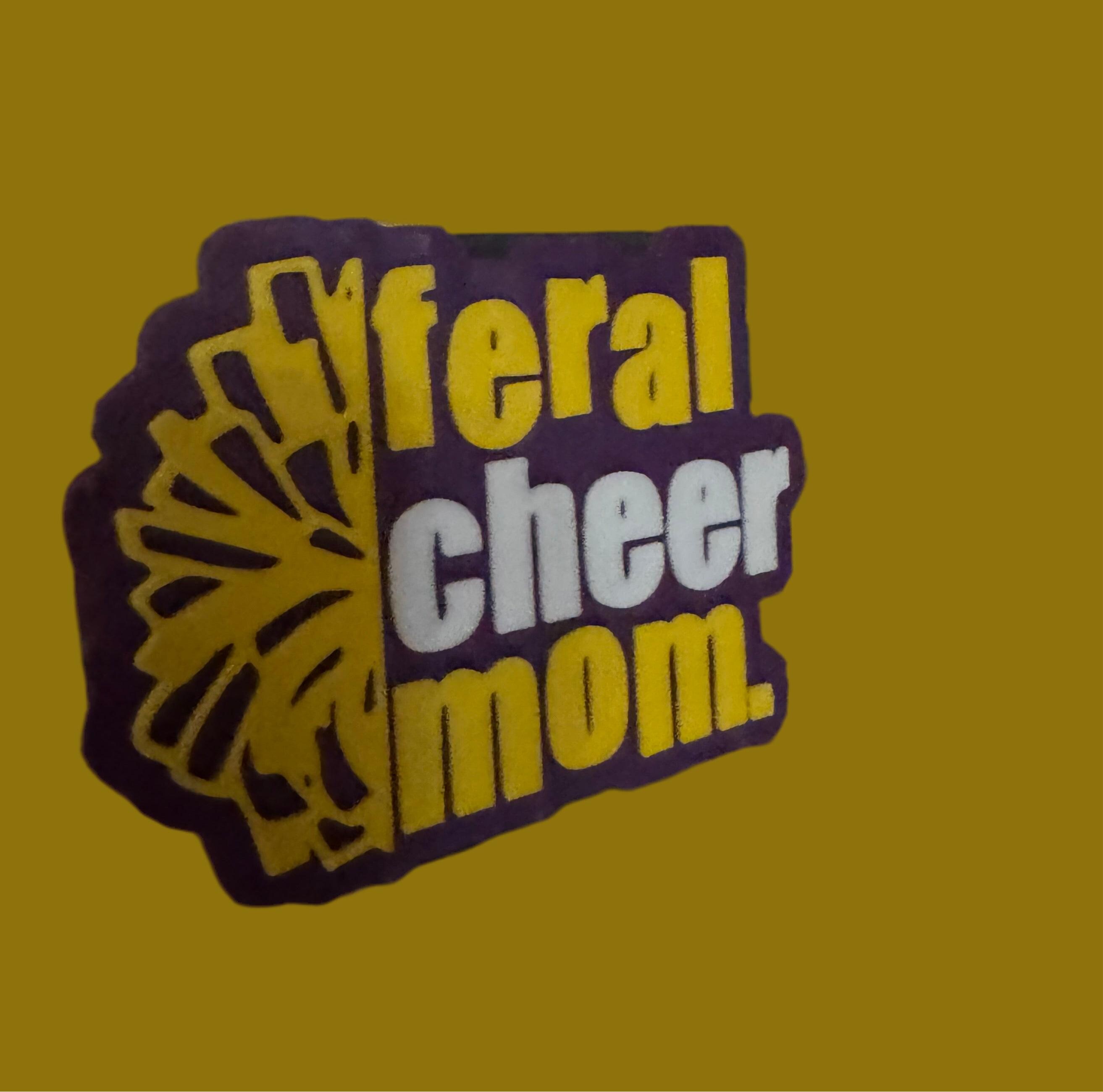 Cheer, Cheerleader, Biggest Fan, Bogg Bag Accessories , Charms, Bits ...