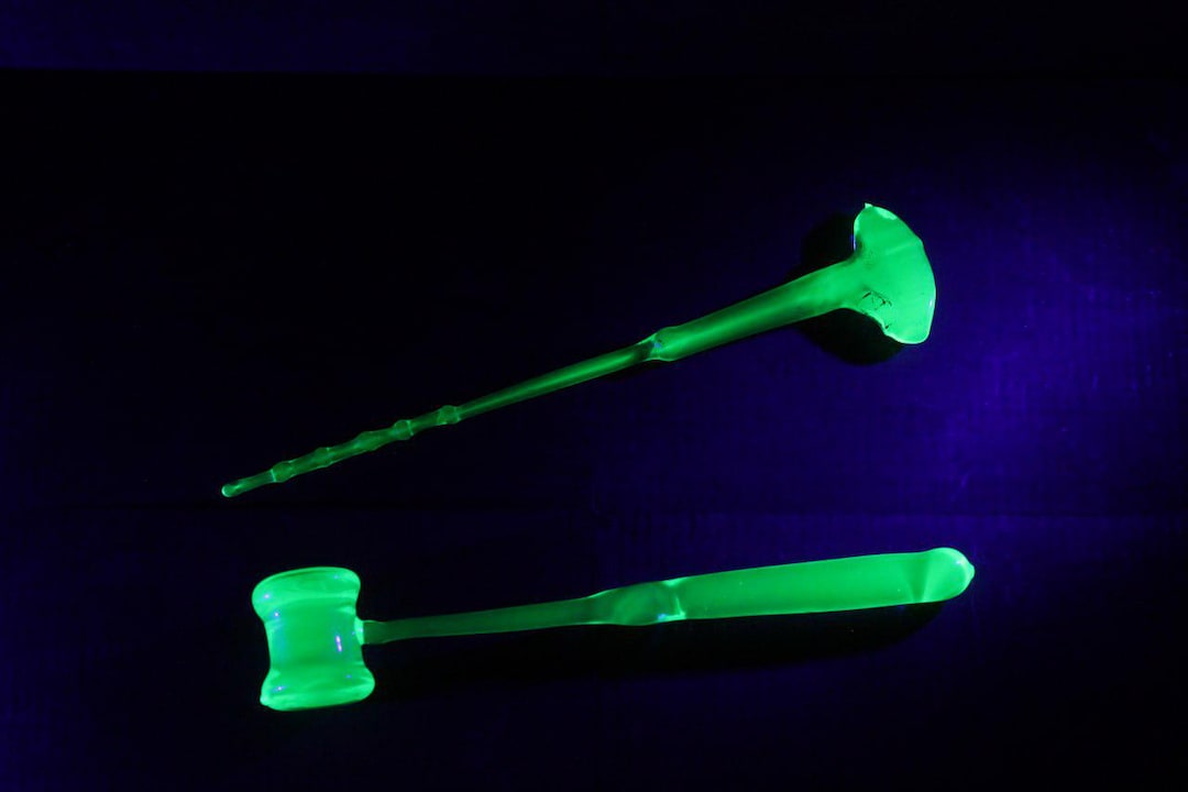 Uranium Glass Lobotomy Tool Set – Glowing Horror Art, Dark Medical ...