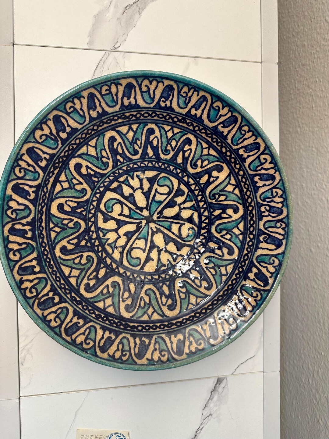 Antique Studio Pottery Uzbekistan Plate - Etsy