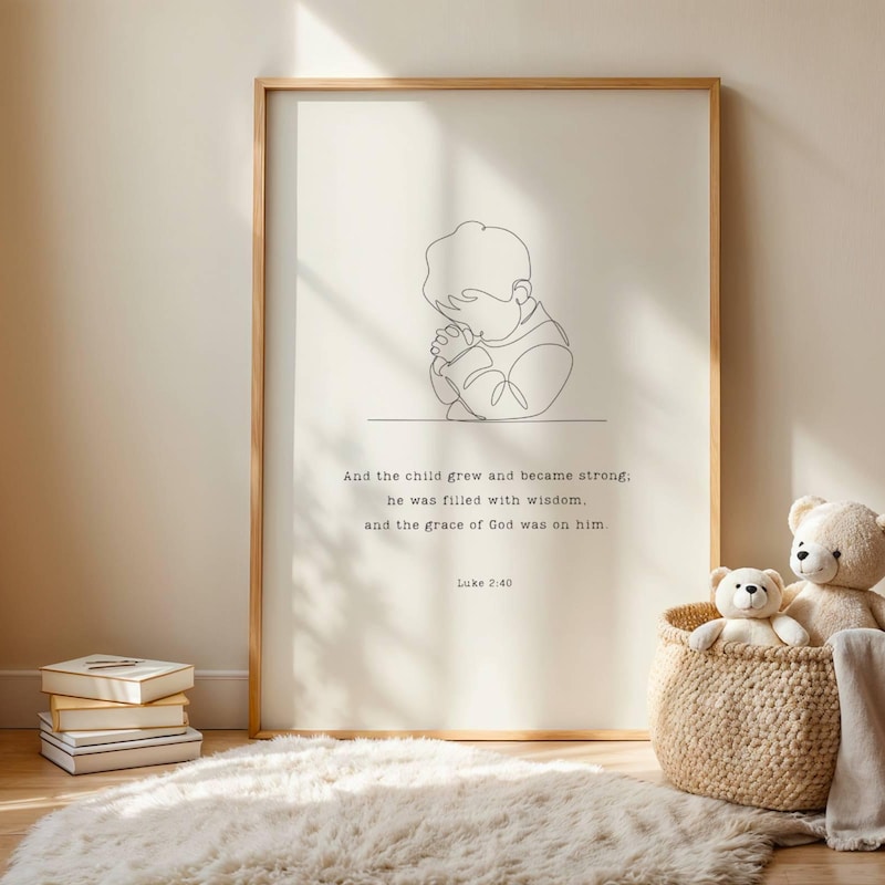 Luke 2 40 - Etsy