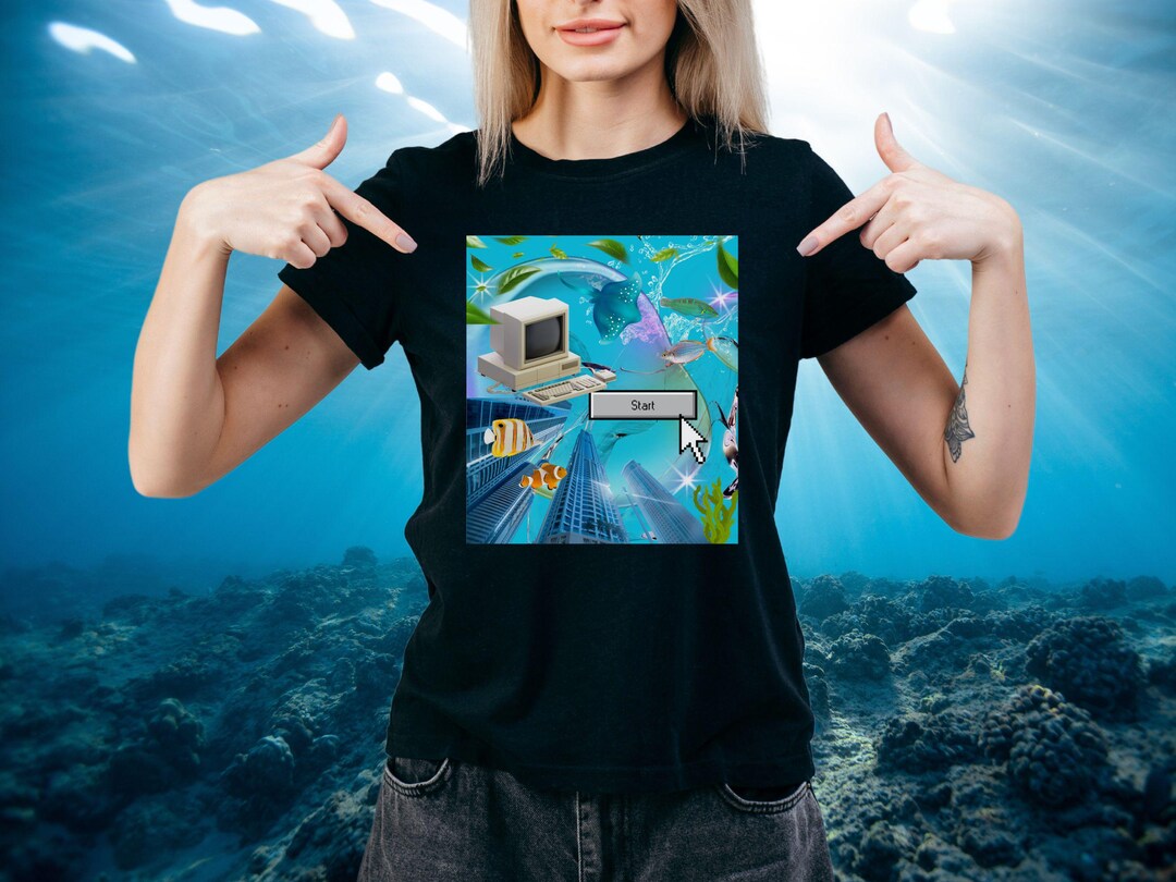 Frutiger Aero Tee - 2000s Nostalgia Tech Shirt | Vintage Cybercore ...