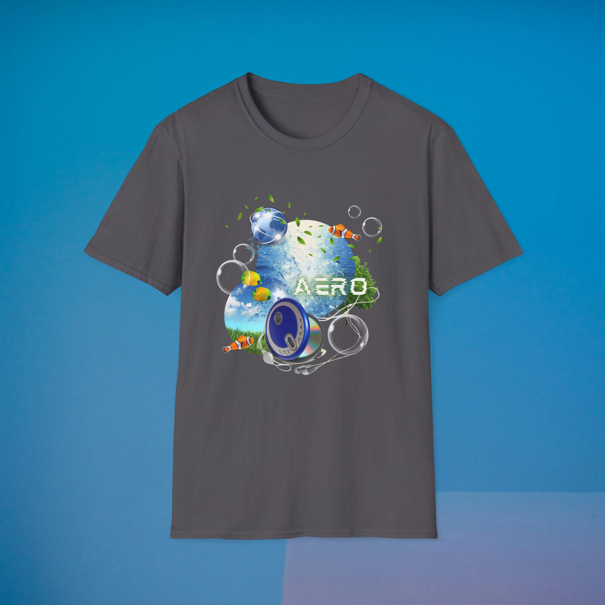 Retro Frutiger Aero Shirt - Nostalgic Cybercore Graphic Tee | Old Web ...