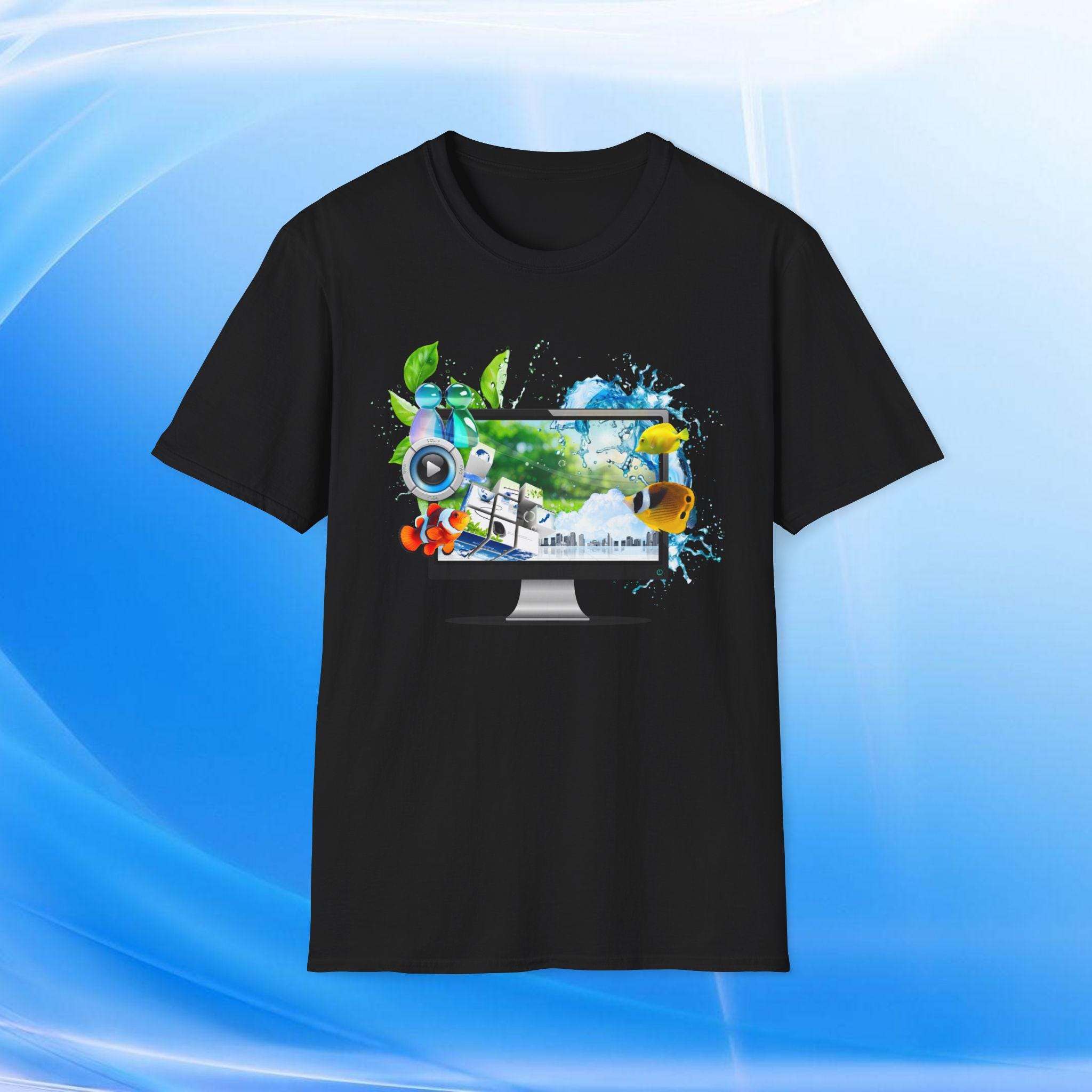 Frutiger Aero Graphic Tee - Nostalgia Shirt, Internet Core, Old Web ...