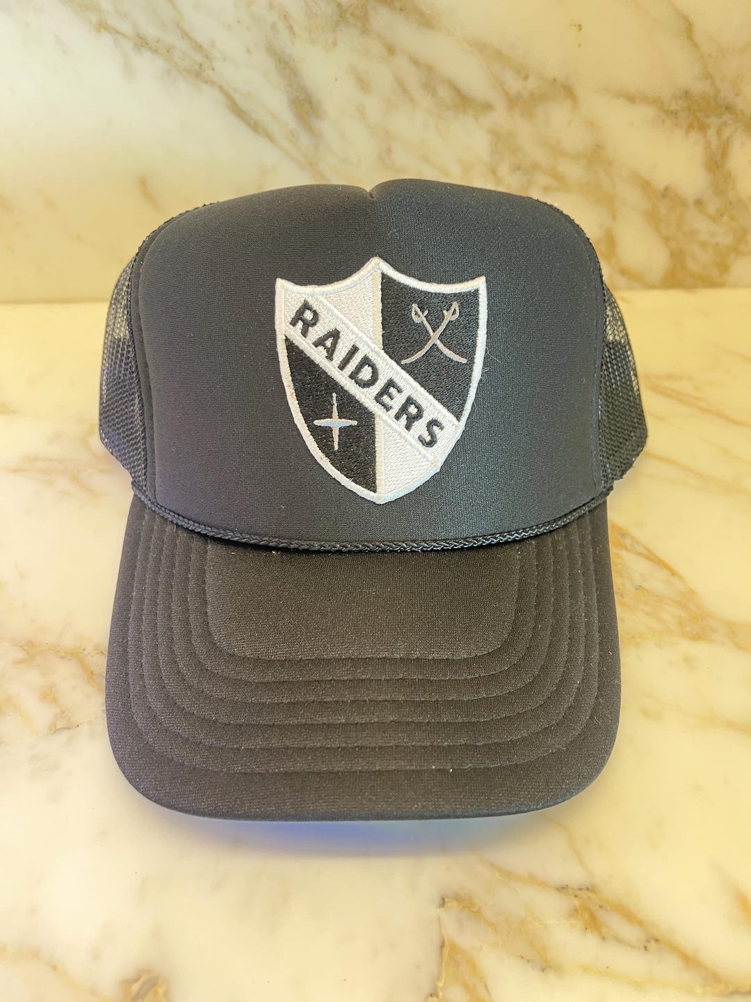 Raider Patch Trucker Hat - Etsy