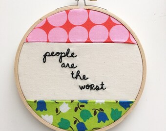 Snarky embroidery | Etsy