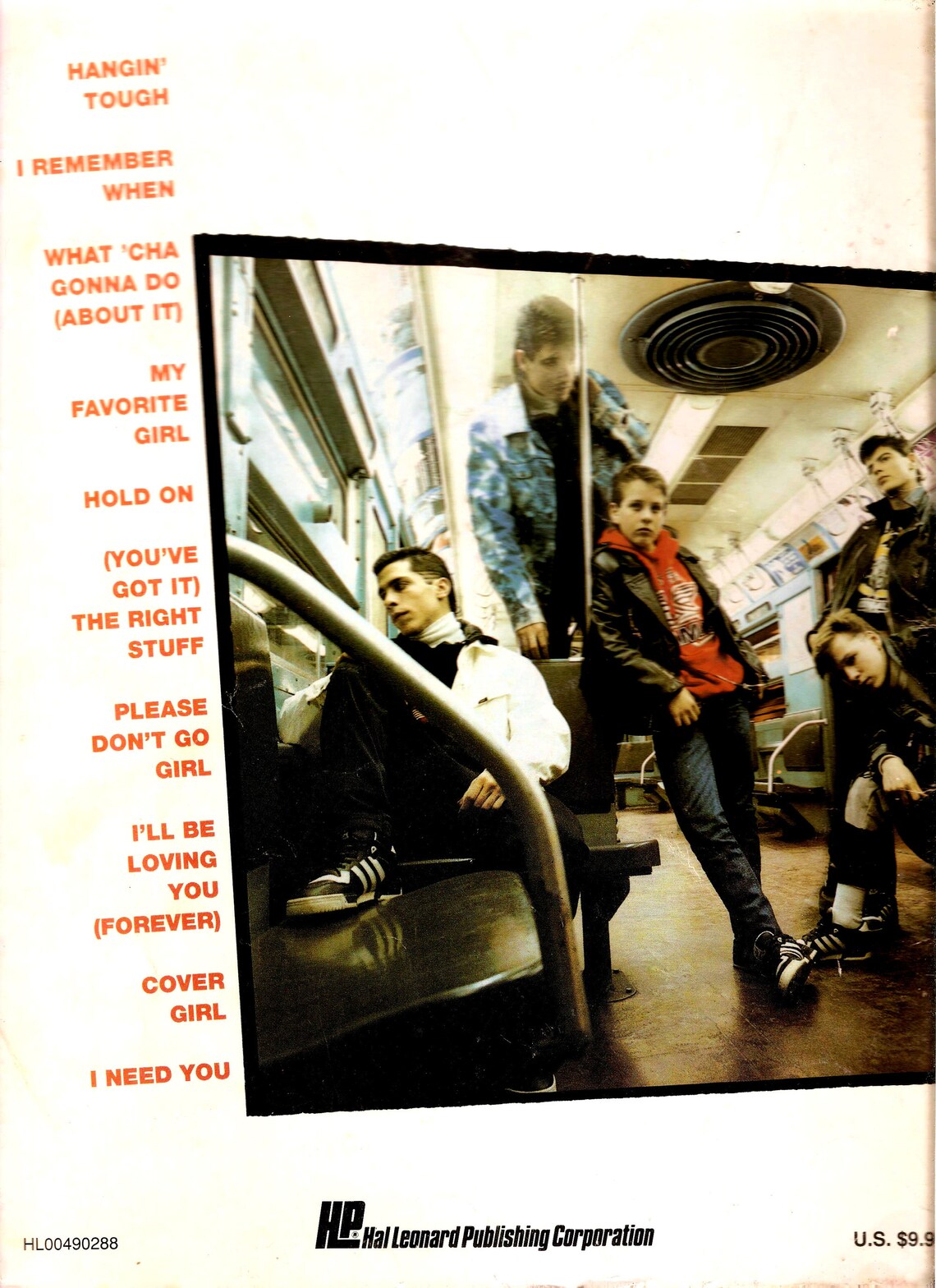 EASY PIANO New Kids on the Block Hangin' Tough, Words and Music by ...