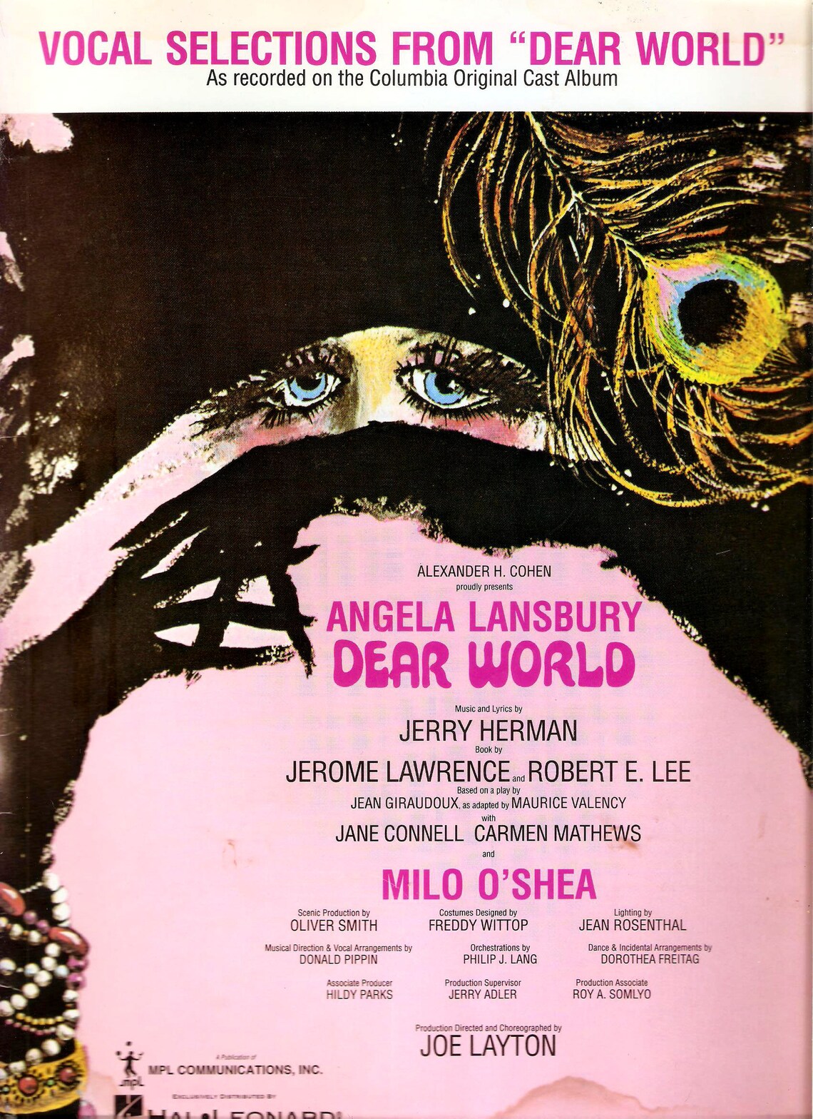 Vocal Selections From "dear World" Original Cast Album Angela Lansbury ...