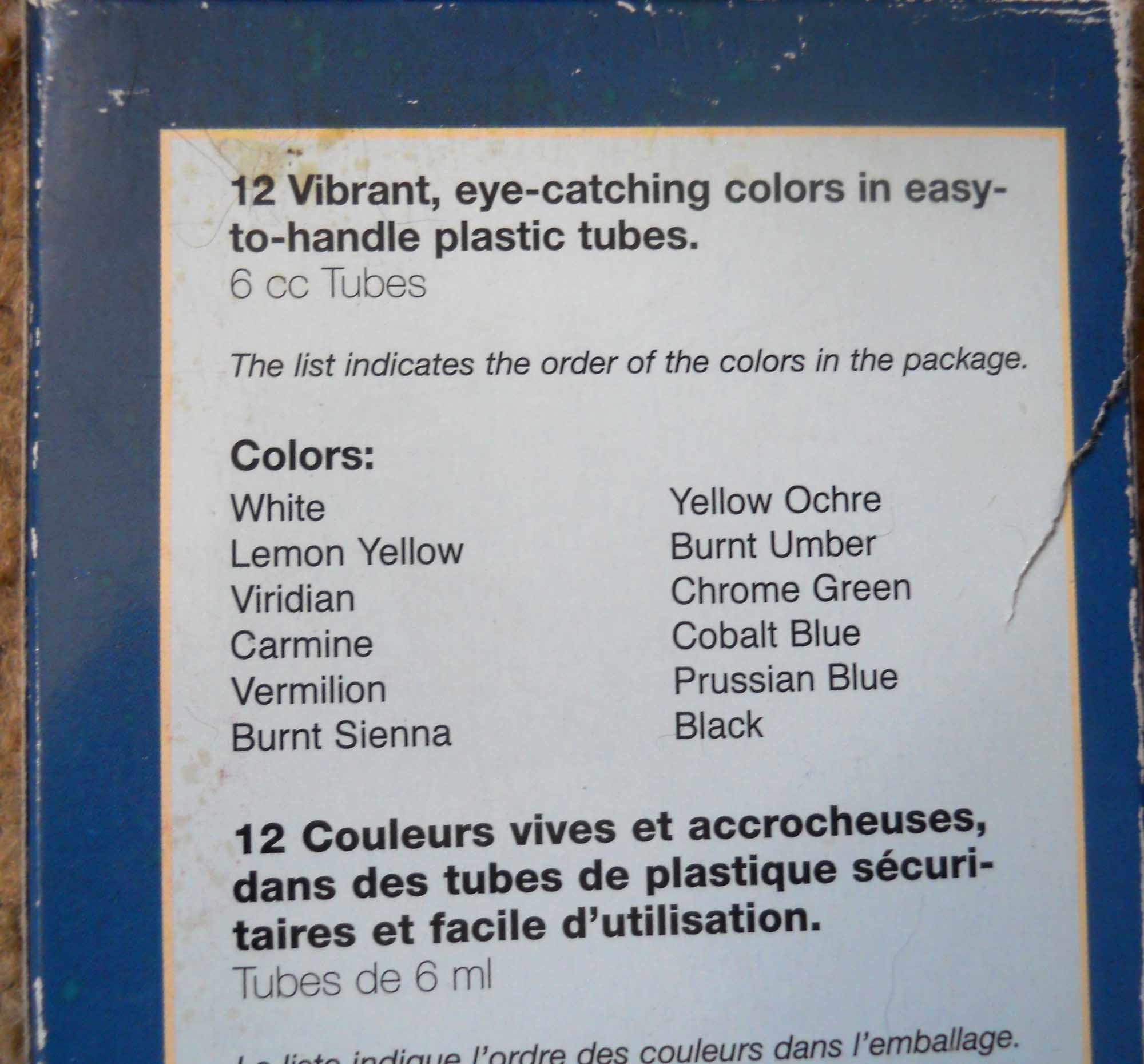 LOEW CORNELL 12 Vibrant Water Colors Aquarelles Paint Non-toxic 6 Ml ...