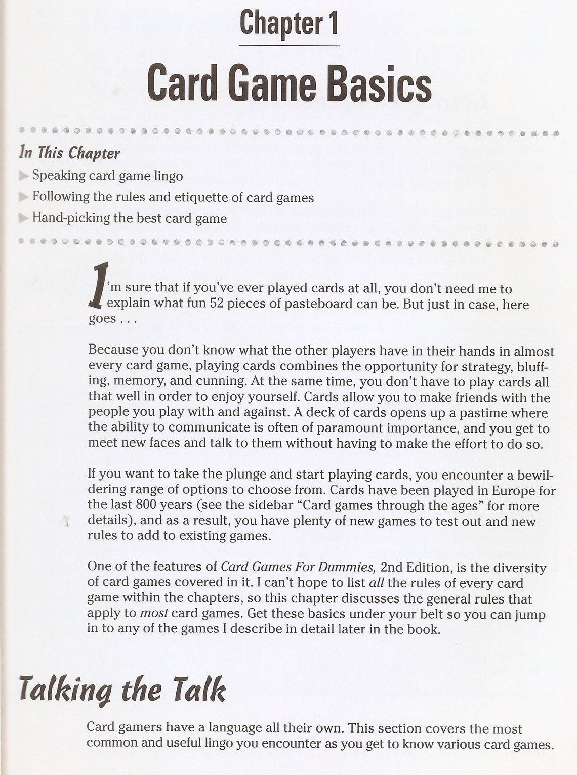Card Games for DUMMIES 2nd Edition, Rules and Strategies for More Than ...