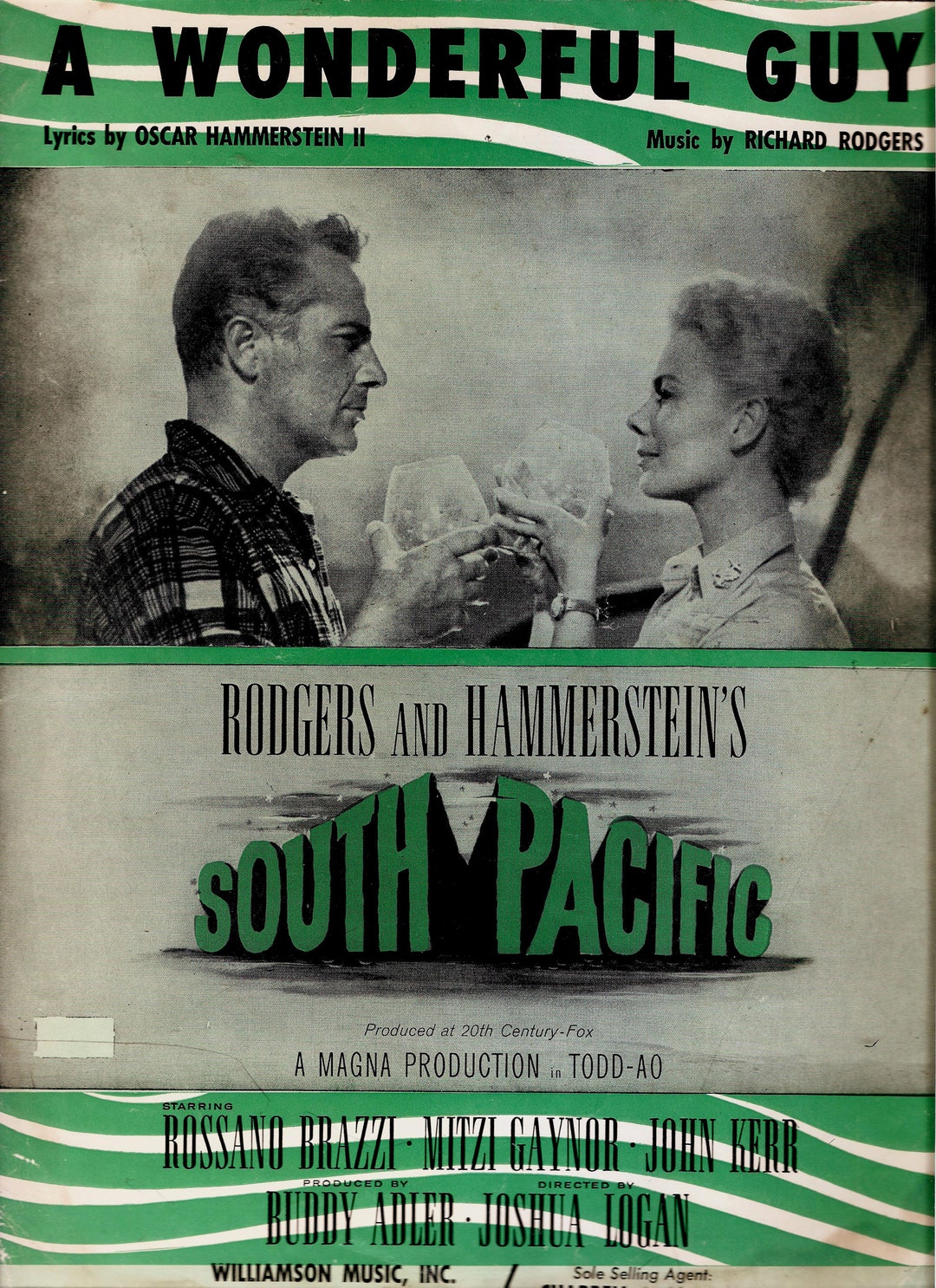 A Wonderful Guy Rodgers and Hammerstein's SOUTH PACIFIC Musical 1949 ...