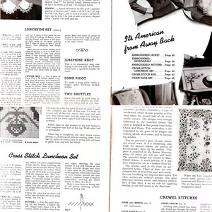 Handcraft Designs, I Made It Myself, Vintage Crochet, Knitting, Tatting ...