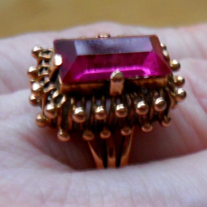 Russian Ruby Jewelry - Etsy